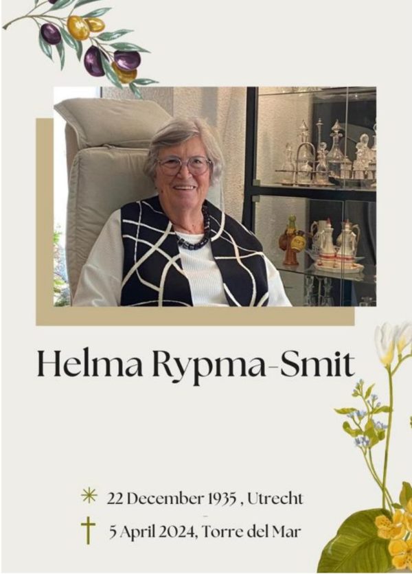 Overleden: Helma Rypma-Smit - Digitaal dorpsplein van voor en door ...